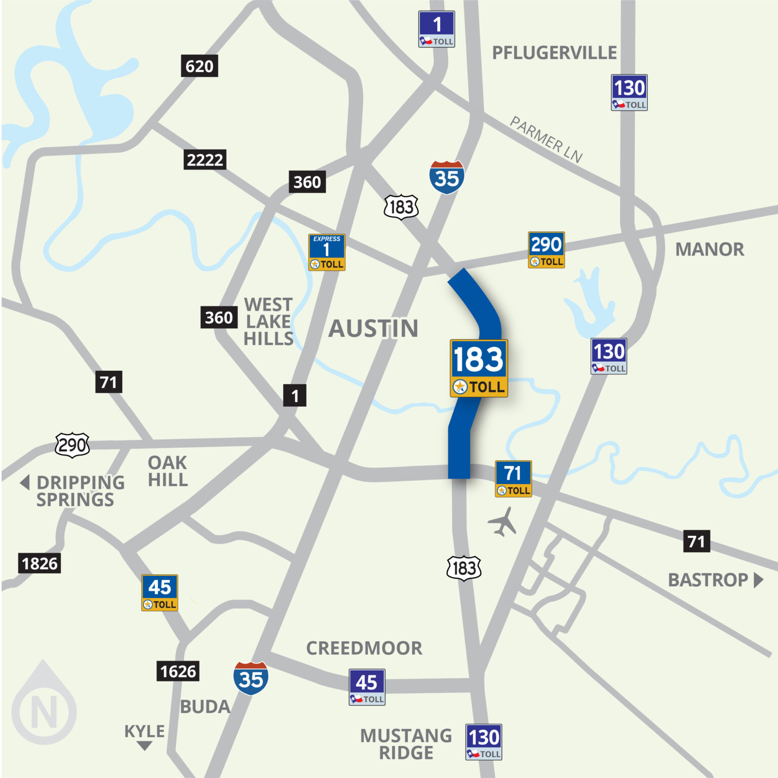 183 Toll | Central Texas Regional Mobility Authority