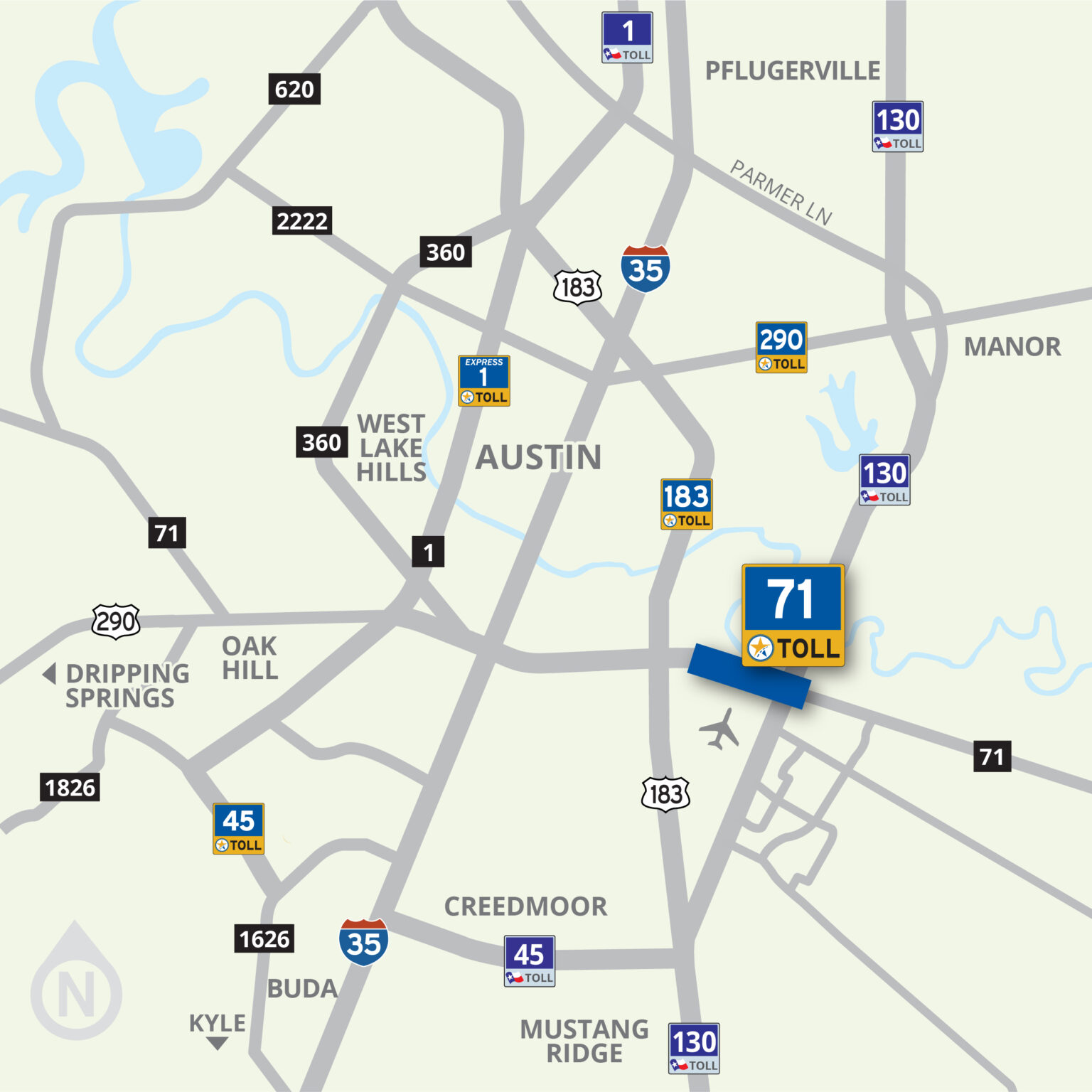 71 Toll Lane | Central Texas Regional Mobility Authority