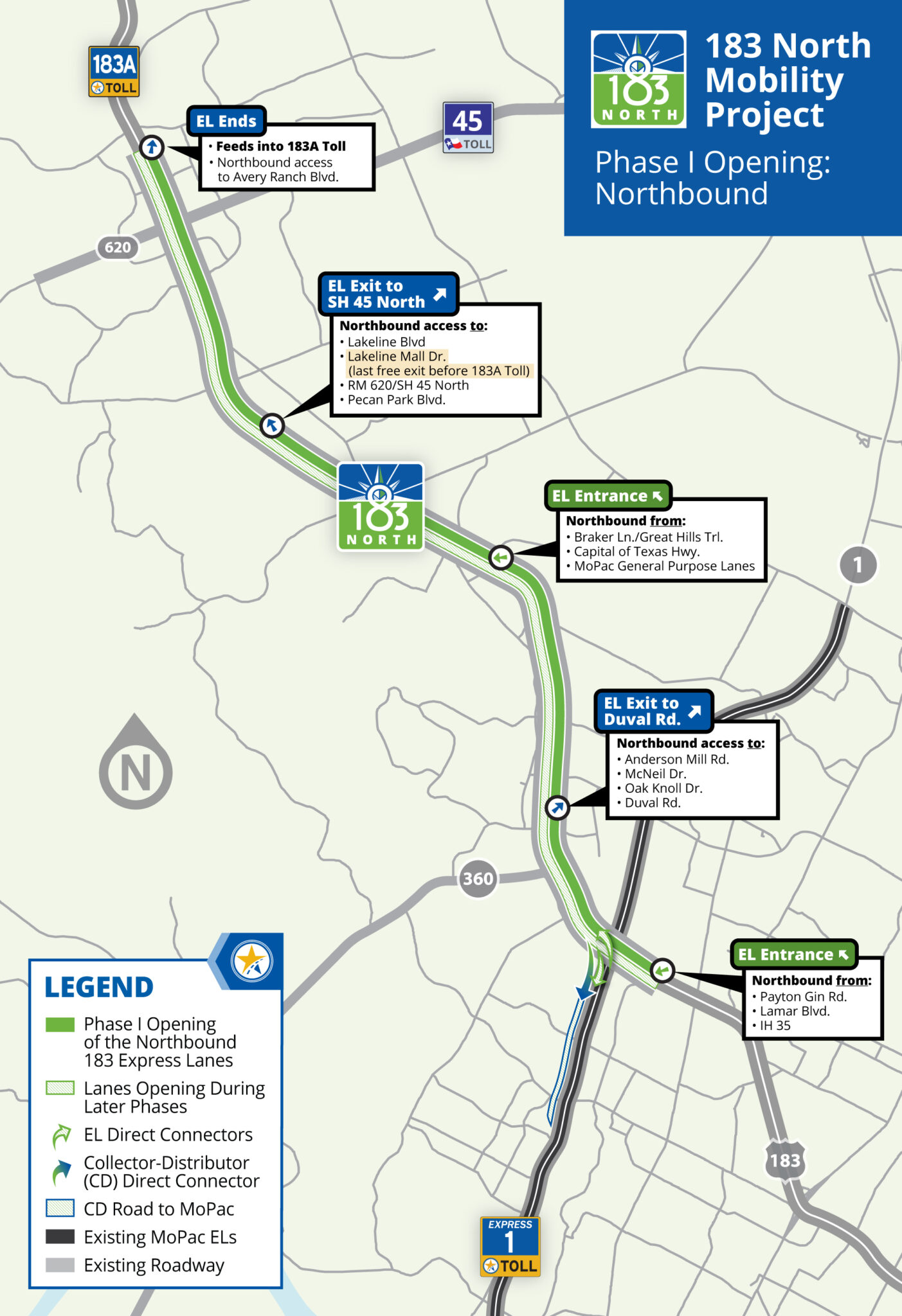 183 North Mobility Project to Open Phase I of Northbound 183 Express ...