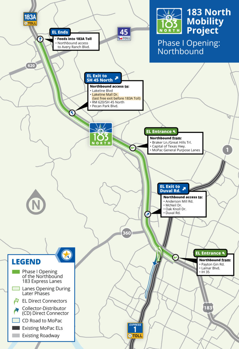 183 North Mobility Project to Open Phase I of Northbound 183 Express ...